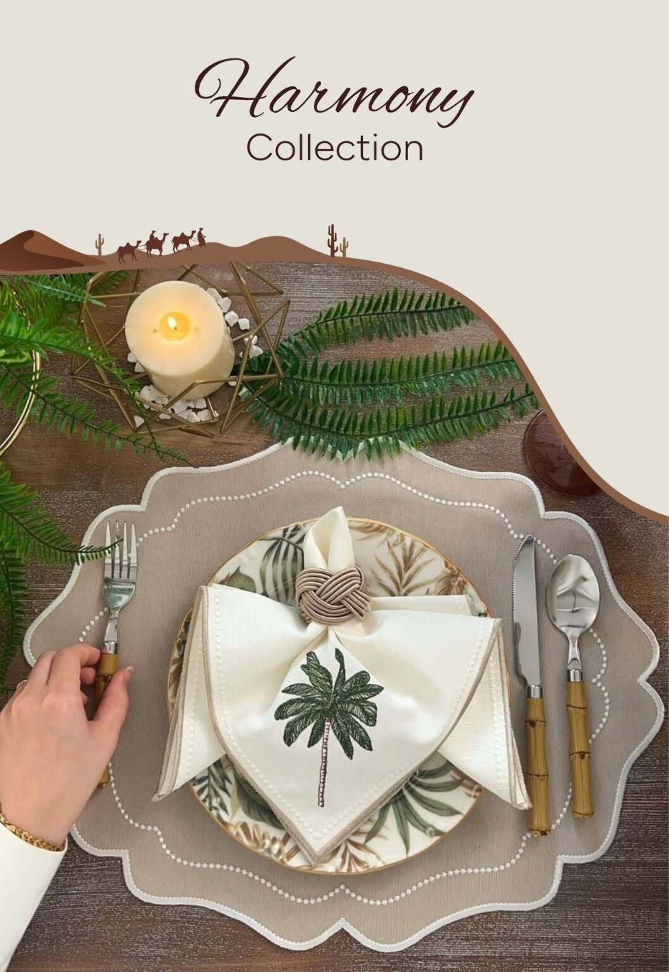 Harmony Collection - Elegant Colorful Placemat Sets